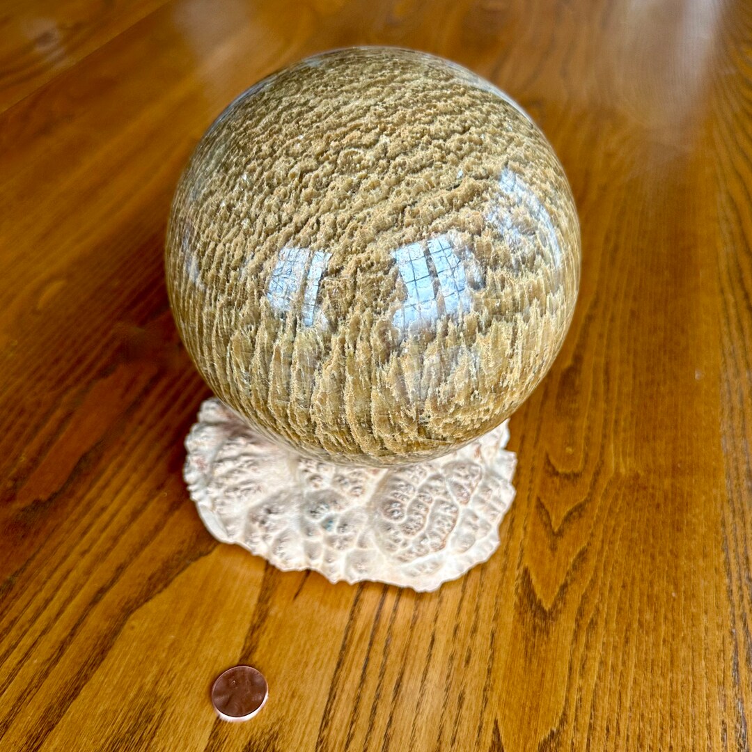 Tiger Skin Calcite Sphere - Etsy