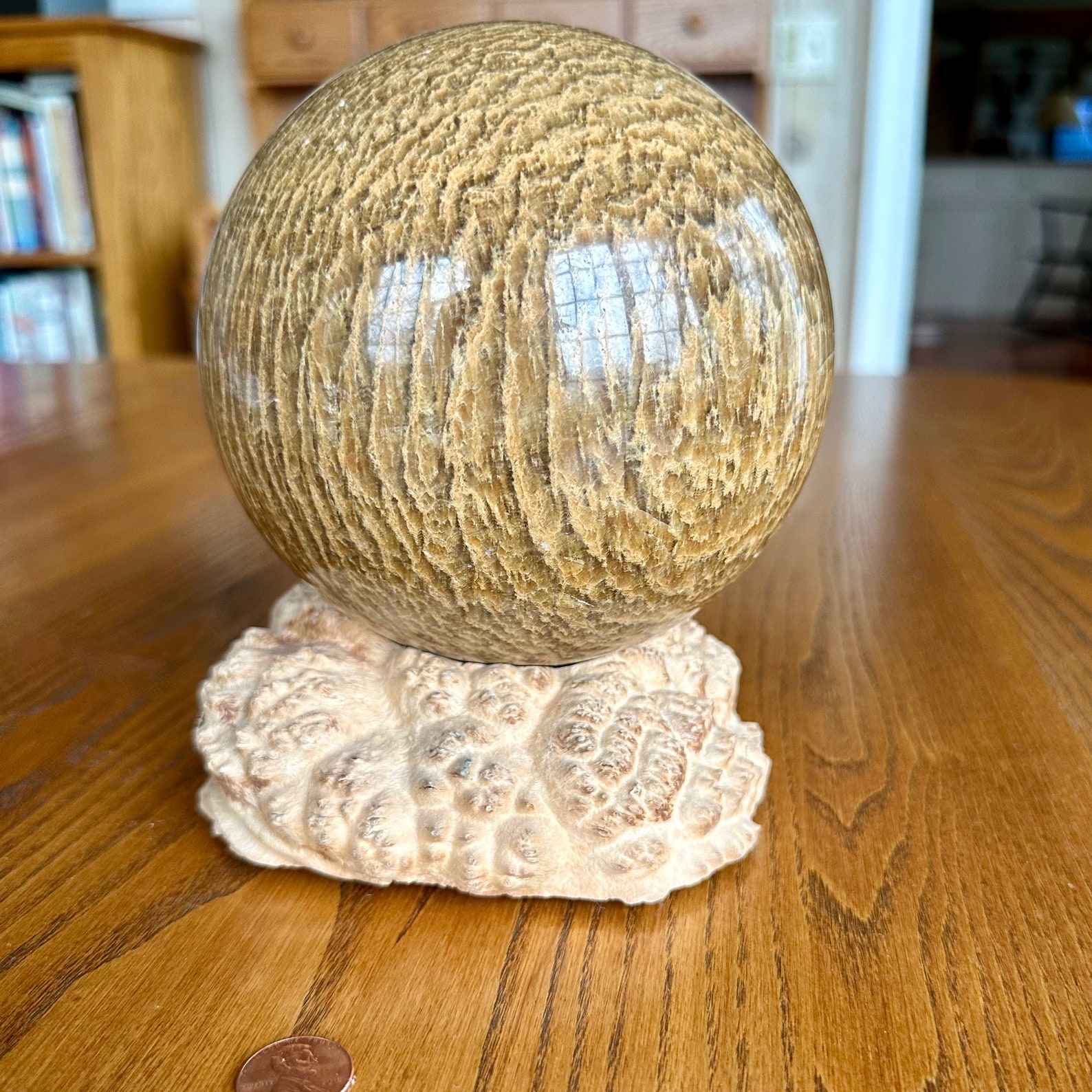 Tiger Skin Calcite Sphere - Etsy