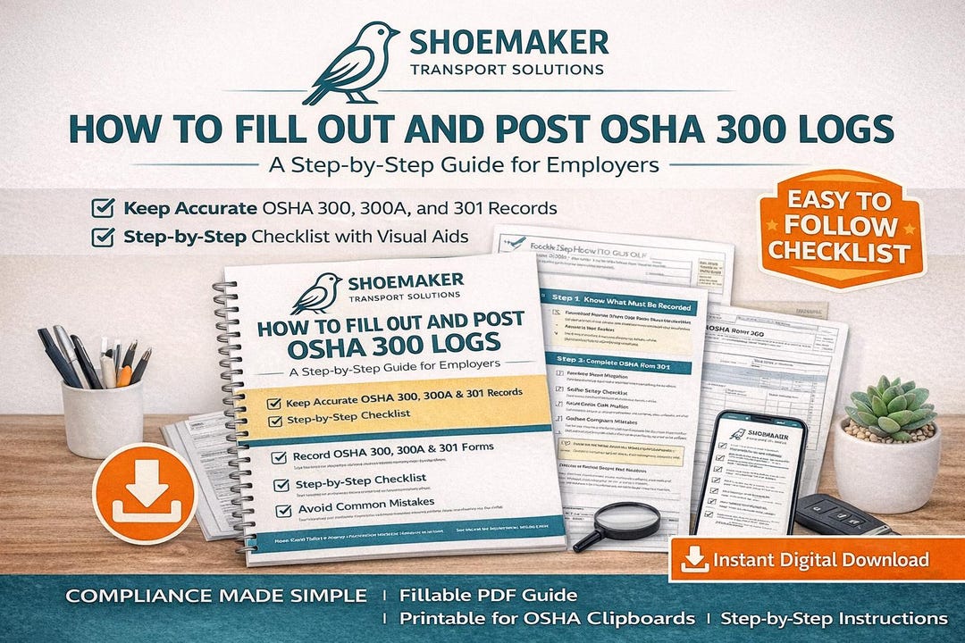 OSHA 300 - A Step by Step Guide - Etsy Canada