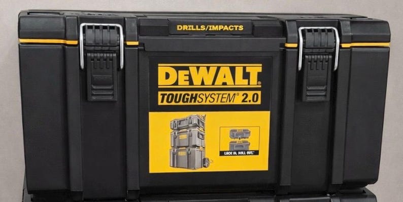 Dewalt Toughsystem 2.0 Custom Labels | Toolbox Organizer Nameplates for ...