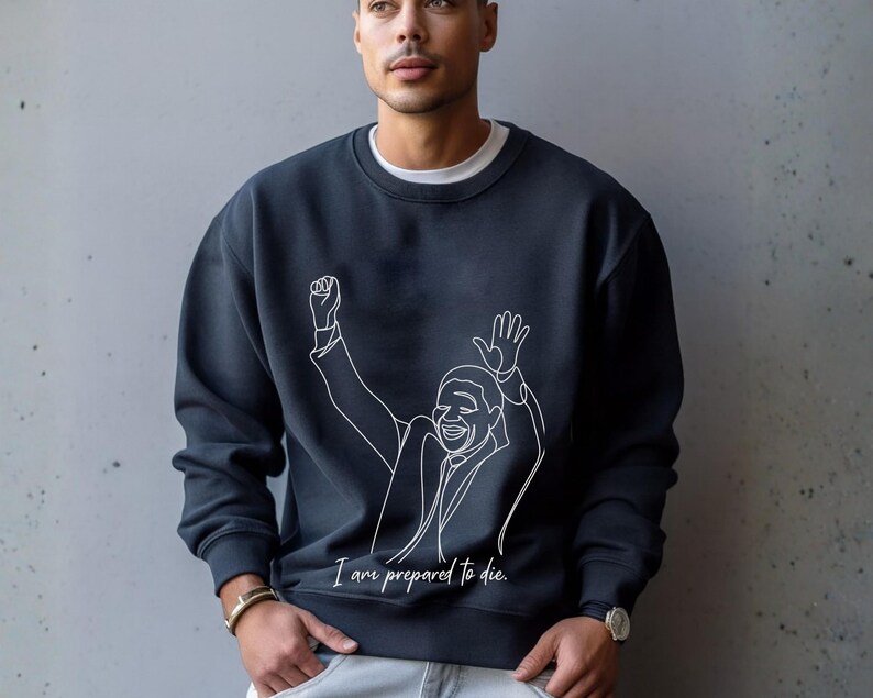 Nelson Mandela One Line Art Design for Black History Month Minimalist ...