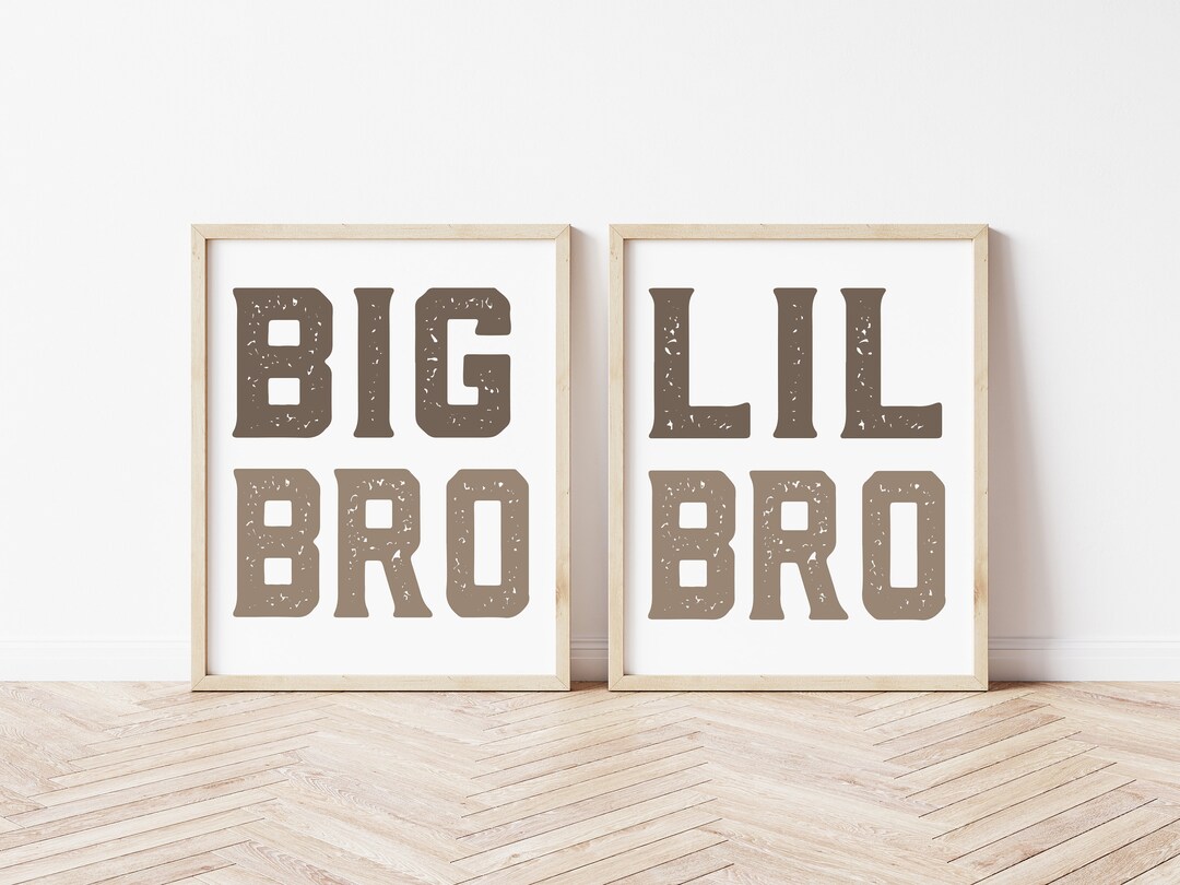 Big Bro Little Bro Digital Download Printable - Etsy