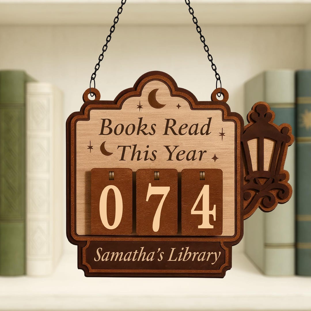 Personalized Reading Tracker, Personalized Book Lover Gift, Reading ...