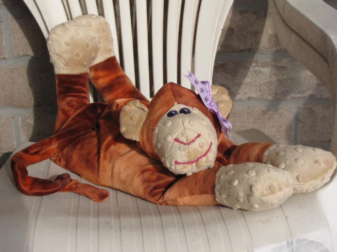 Plush Monkey HEATING PAD Sewing Pattern Digital Download | Etsy