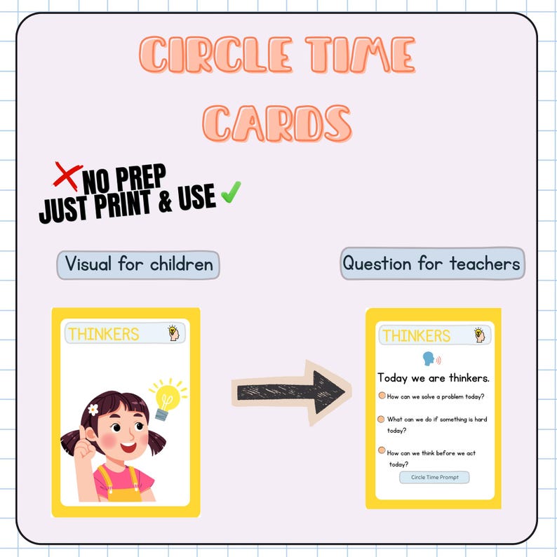 Circle Time Question Cards | PYP Preschool Questions | IB Aligned ...