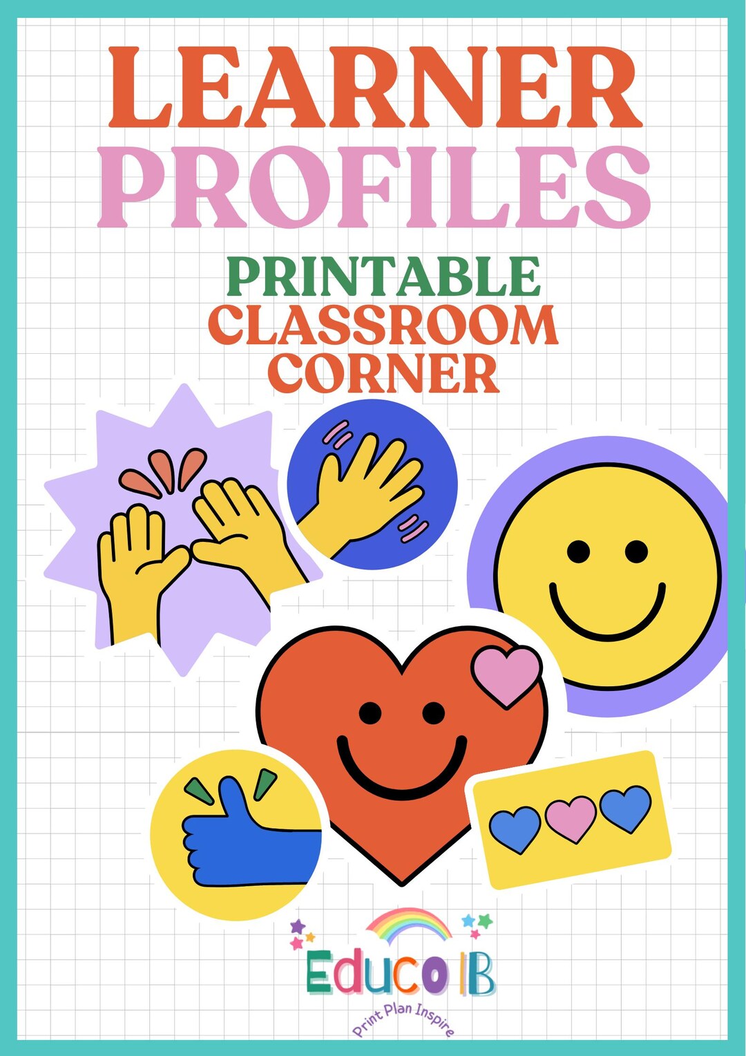 PYP Learner Profiles | Preschool Classroom Posters | IB PYP Wall Decor ...