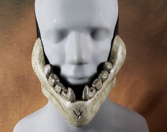 Cryptid Skull Half Mask / Death Mask / Skull / Skeleton / - Etsy