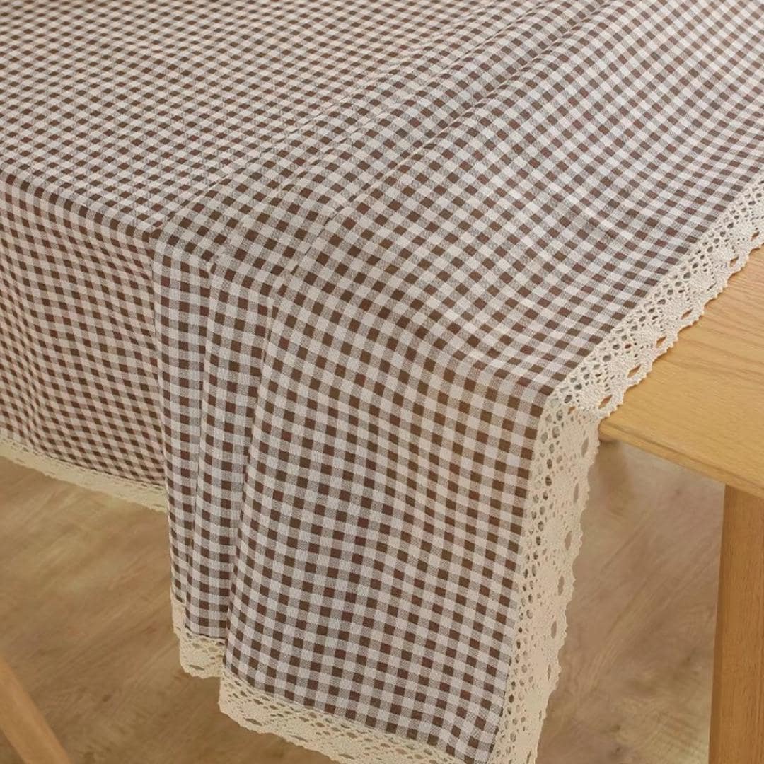 Nordic Minimalist Grid Table Cloth - Etsy