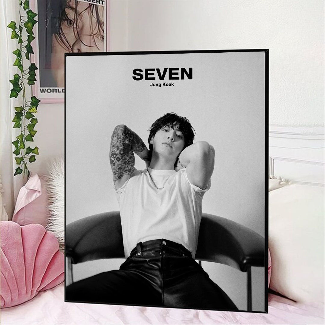 Single Album Seven Jung Kook Poster - Etsy