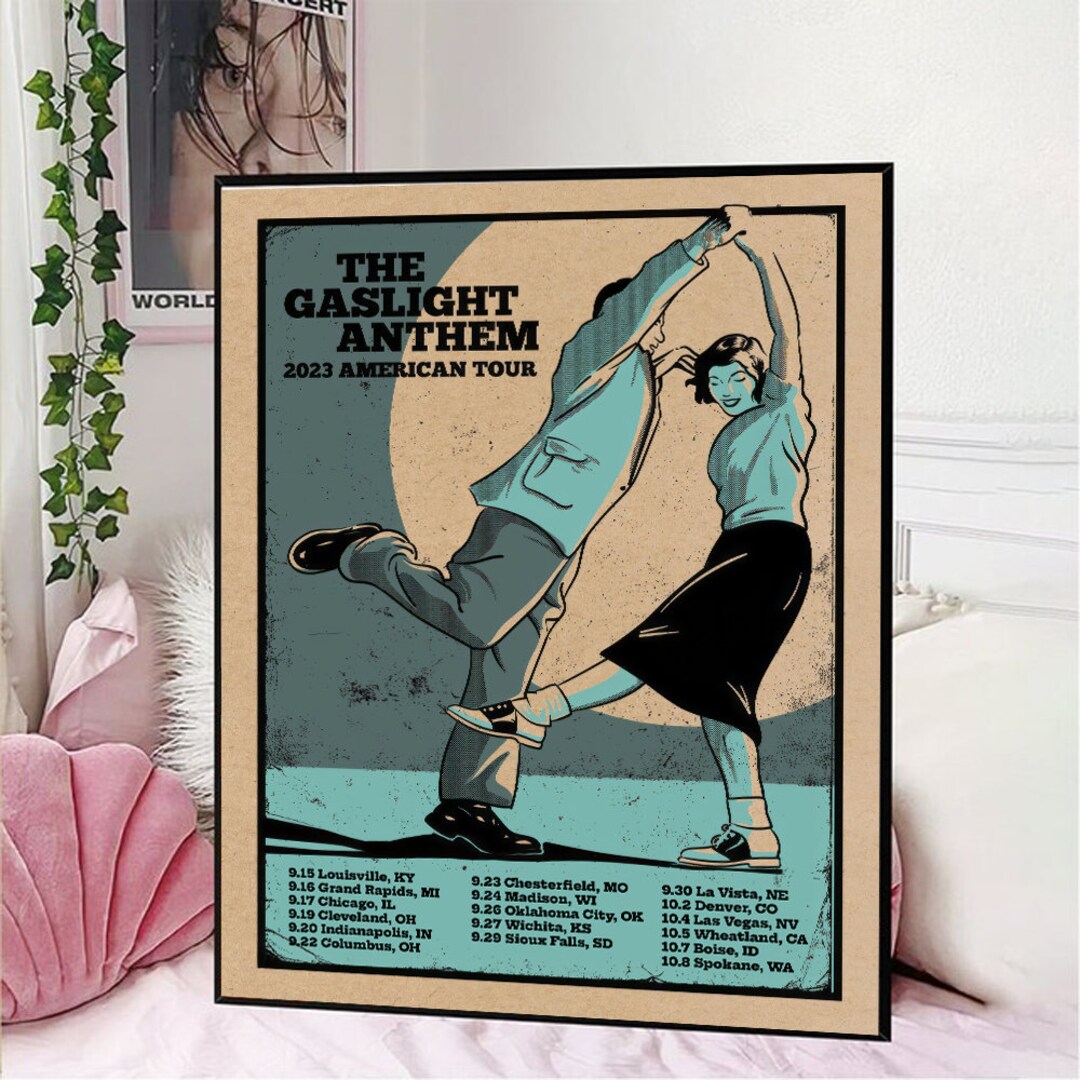 The Gaslight Anthem American Tour Fall 2023 Poster - Etsy