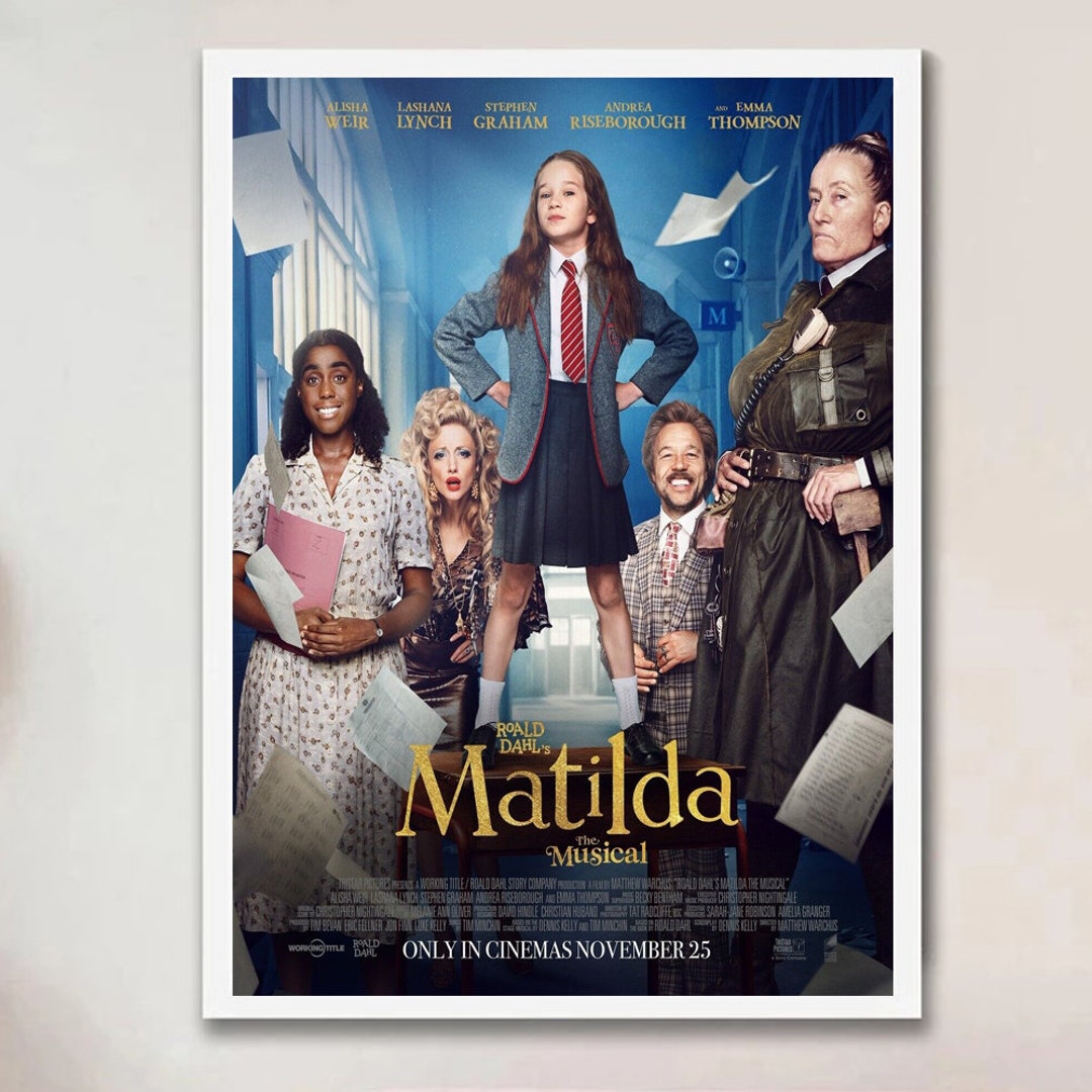 Matilda Movie Poster - Etsy