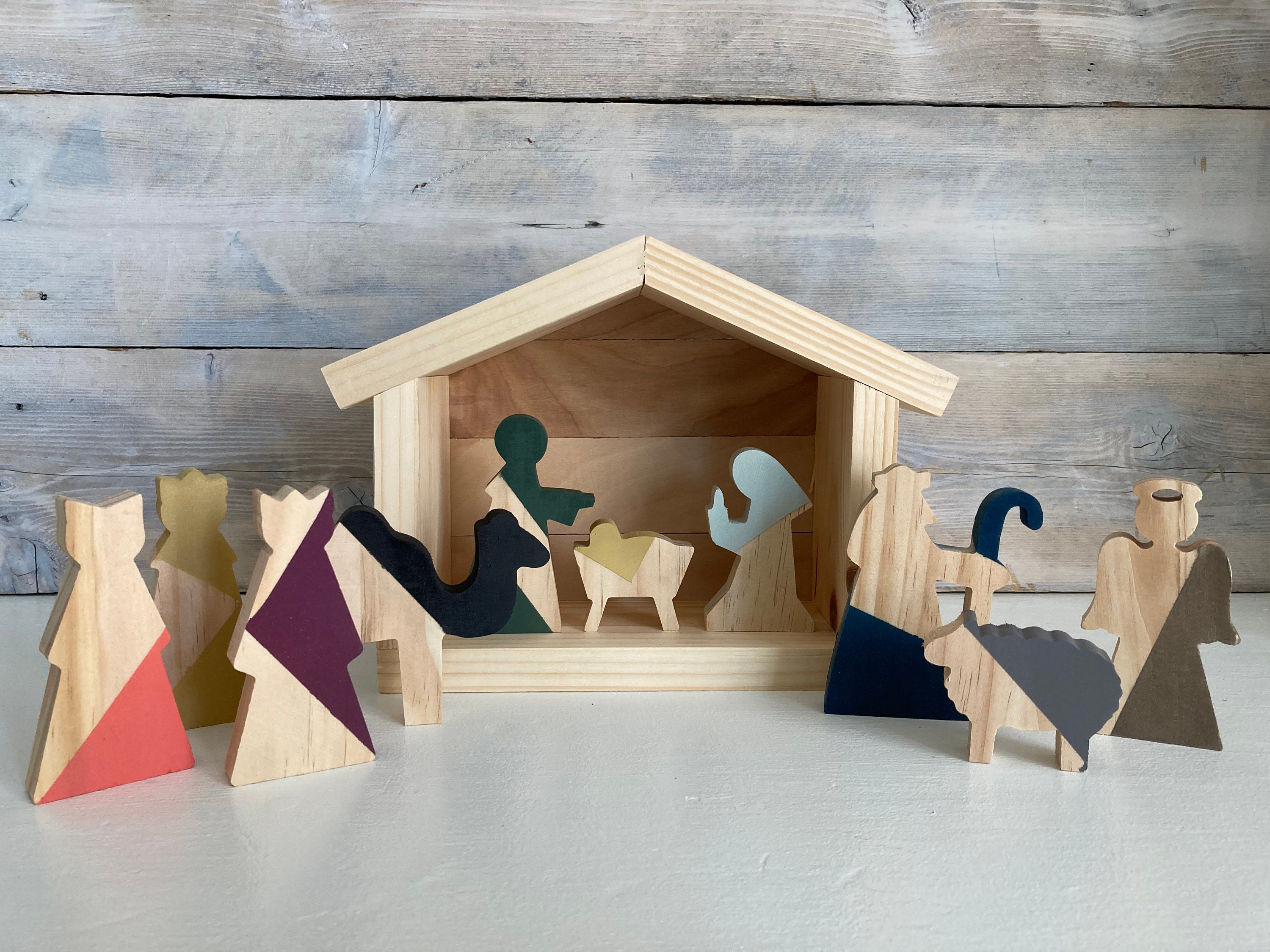 Wooden Manger Cradle