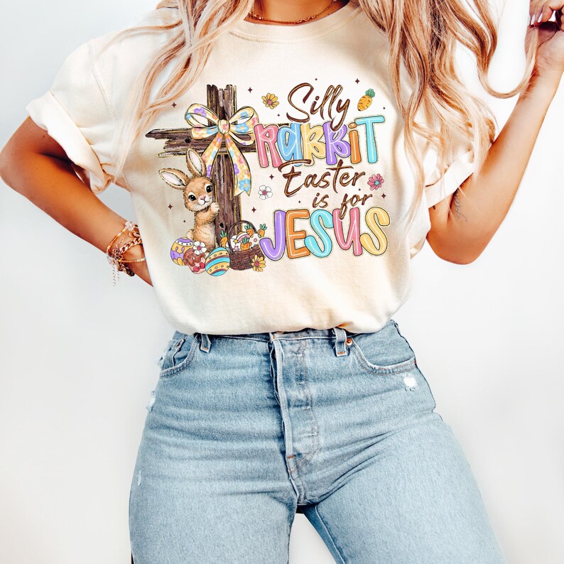 Silly Rabbit Easter is for Jesus Shirt, Christian Easter Sweatshirt ...