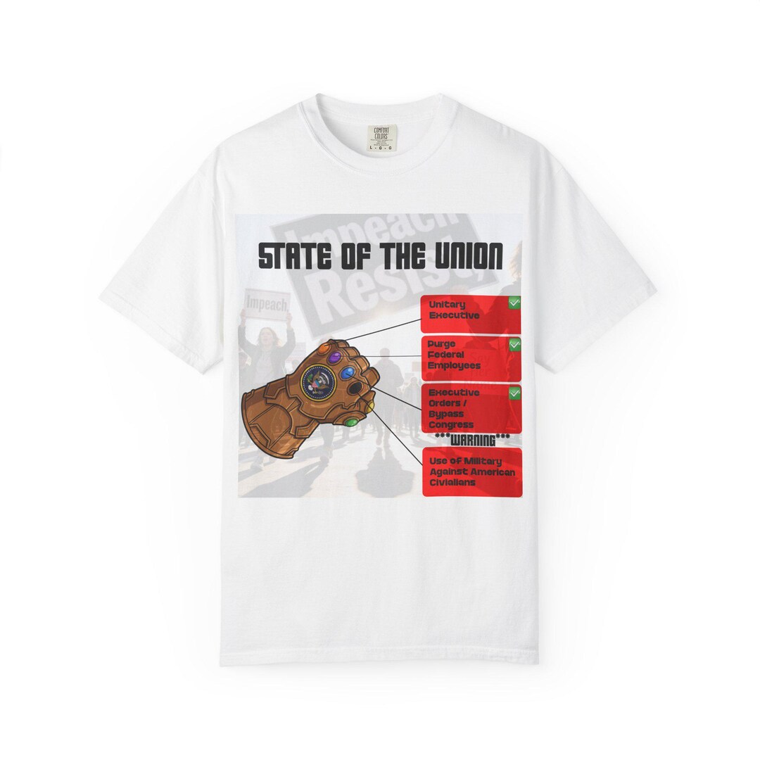 State of the Union Infinity Gauntlet T-shirt | Political Meme Tee - Etsy