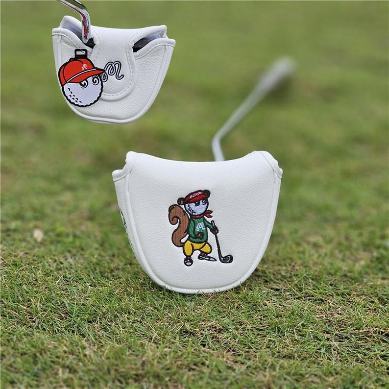 Squirrel Malbon Golf Club Wood Head Covers Iron Headcovers Blade Mallet ...