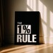 The 1% Rule Printable Wall Art | Black - Etsy