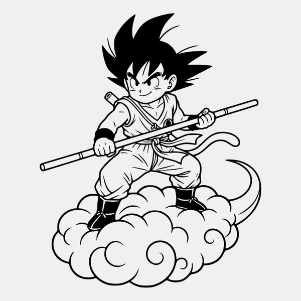 Goku Drawings - Etsy UK