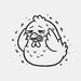Embarrassed Chicken SVG, Flustered Farm Animal Clipart for Funny Gifts ...