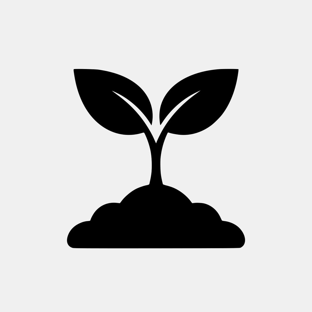 Sprout SVG, Seedling Icon, Plant Growth Clipart for Nature Lovers ...