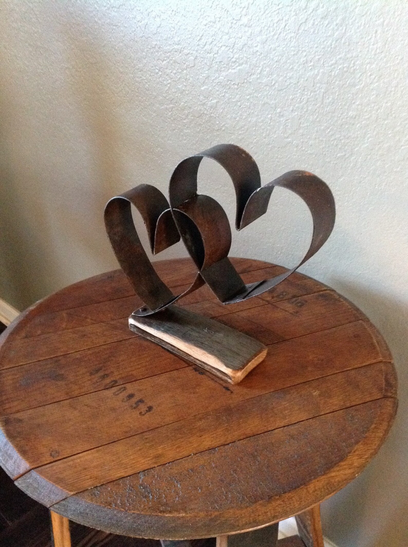 Mo Love Hearts Made From Wine Barrels and Whiskey Barrels - Etsy