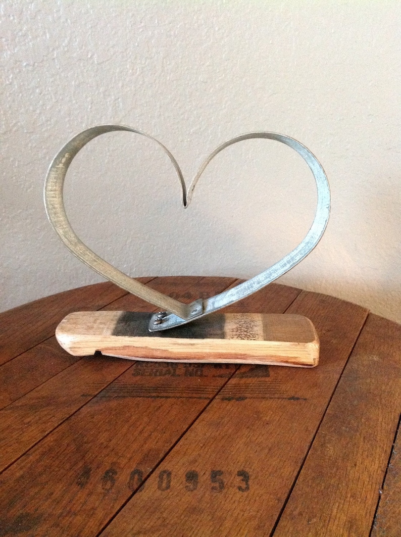 My Whole Heart Made From Wine Barrel or Whiskey Barrel - Etsy
