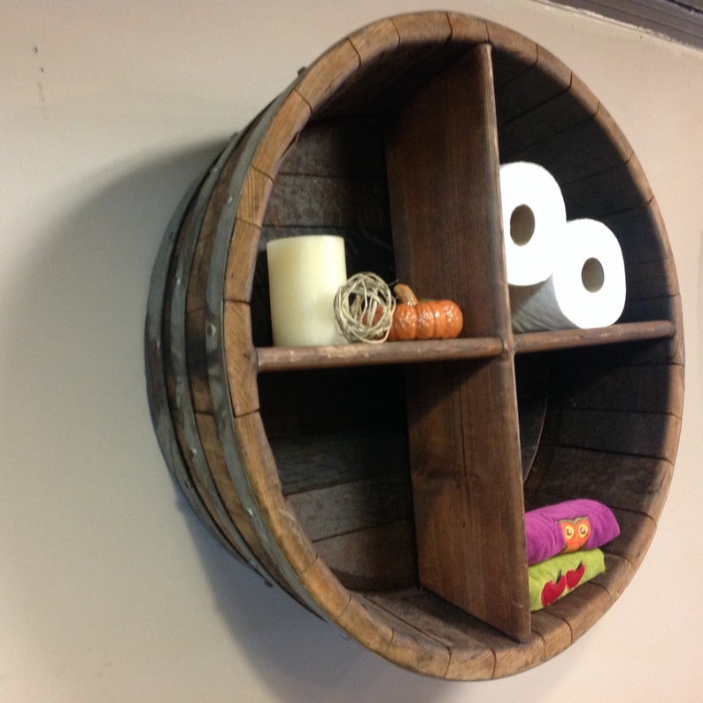 Whiskey Barrel Wall Mount - Etsy