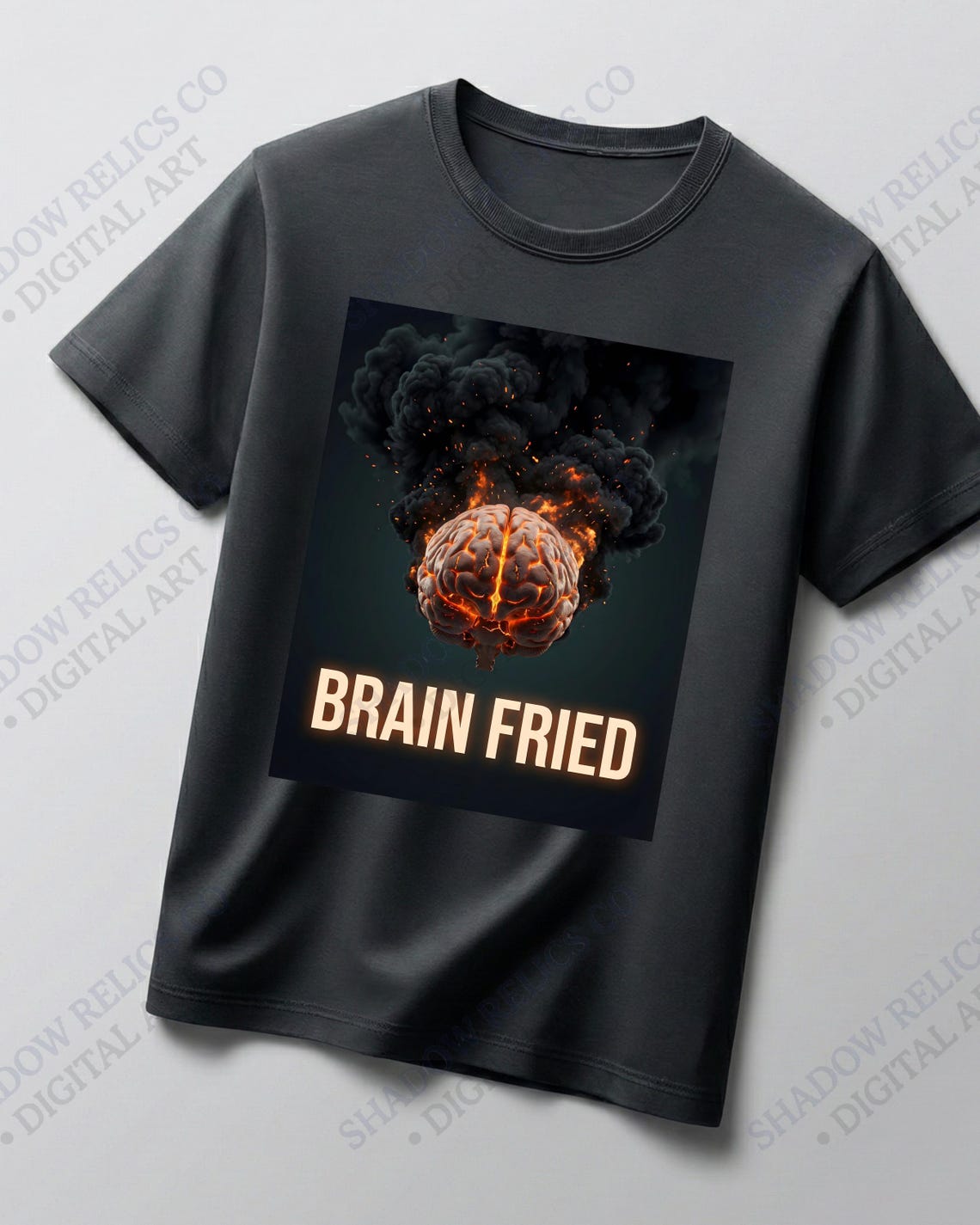 Brain Fried PNG, Dark Surreal Exploding Brain Art (digital Download) - Etsy