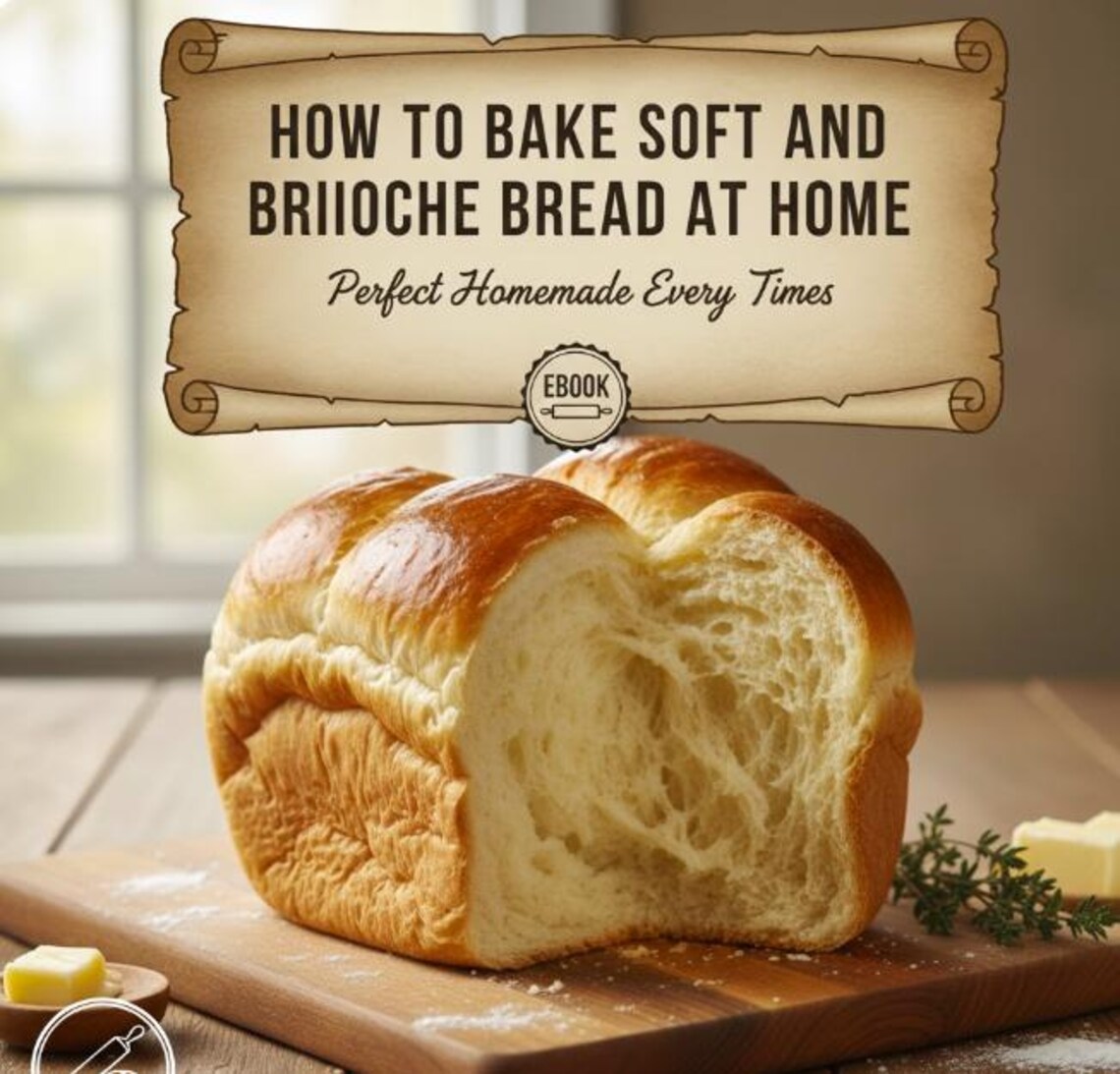 Soft & Buttery Brioche Bread Recipe | French Baking | Instant PDF ...