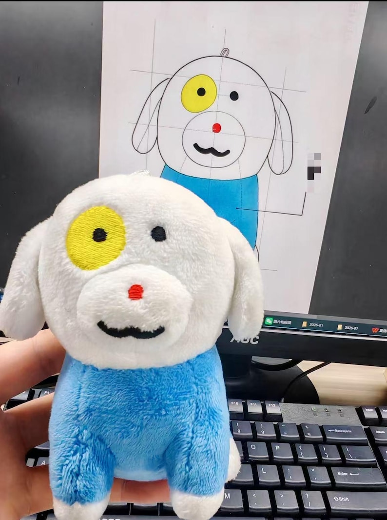 Custom Plush Toy From Drawing or Photo | Handmade Plush Doll Replica ...