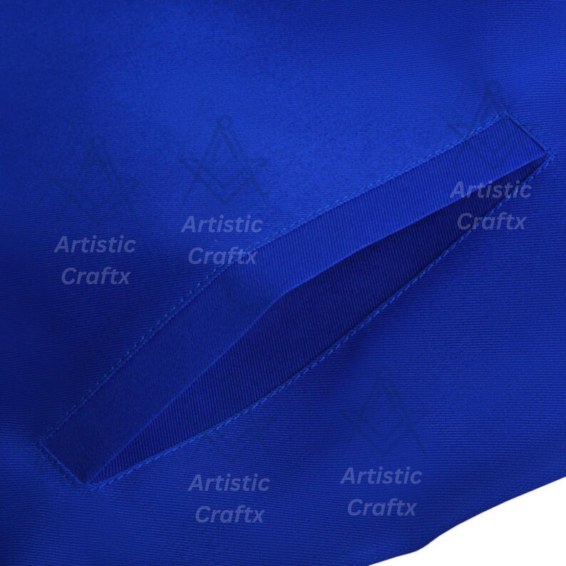 Senior Steward Blue Lodge Officer Apron Set | Royal Blue Masonic Apron ...