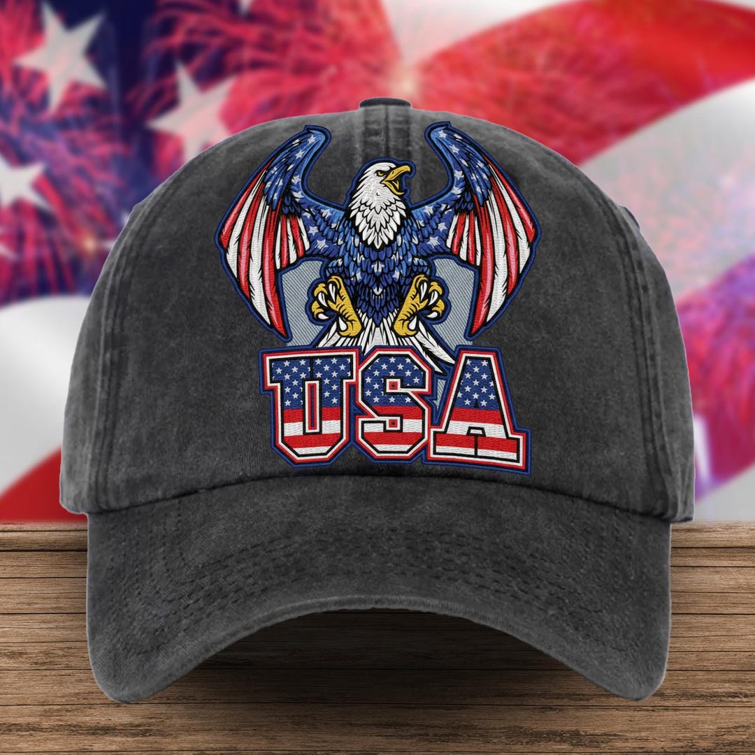America 250 Patriotic Hat With USA Flag , 4th of July Independence Day ...