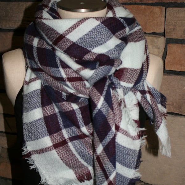 Maroon Plaid - Etsy
