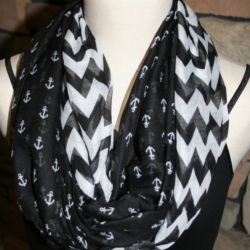 Nautical Scarf - Etsy