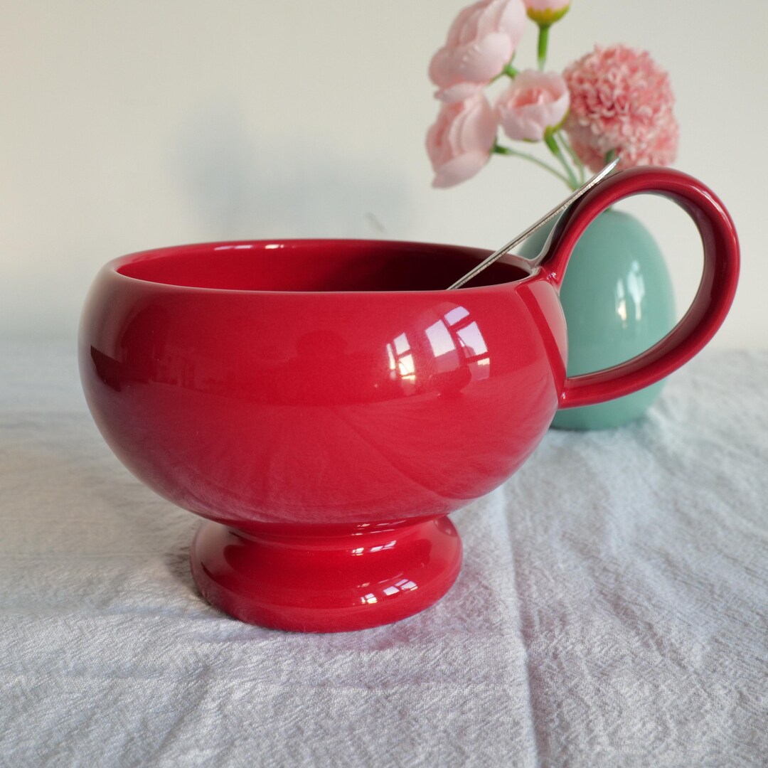 Aladdin Genie Lamp Shaped Ceramic Mug – Minimalist Black Red Coffee Cup ...