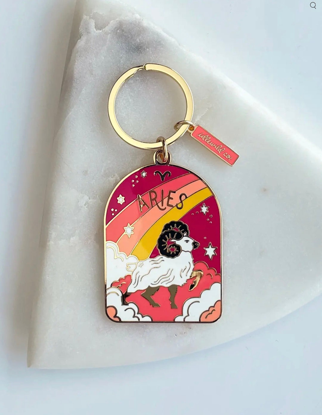 ARIES KEYCHAIN - Etsy