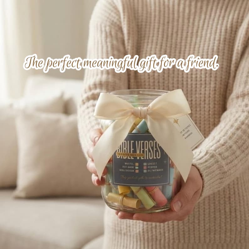 DIY Bible Verse Jar Kit | Printable Prayer Board | Anxiety Scripture ...