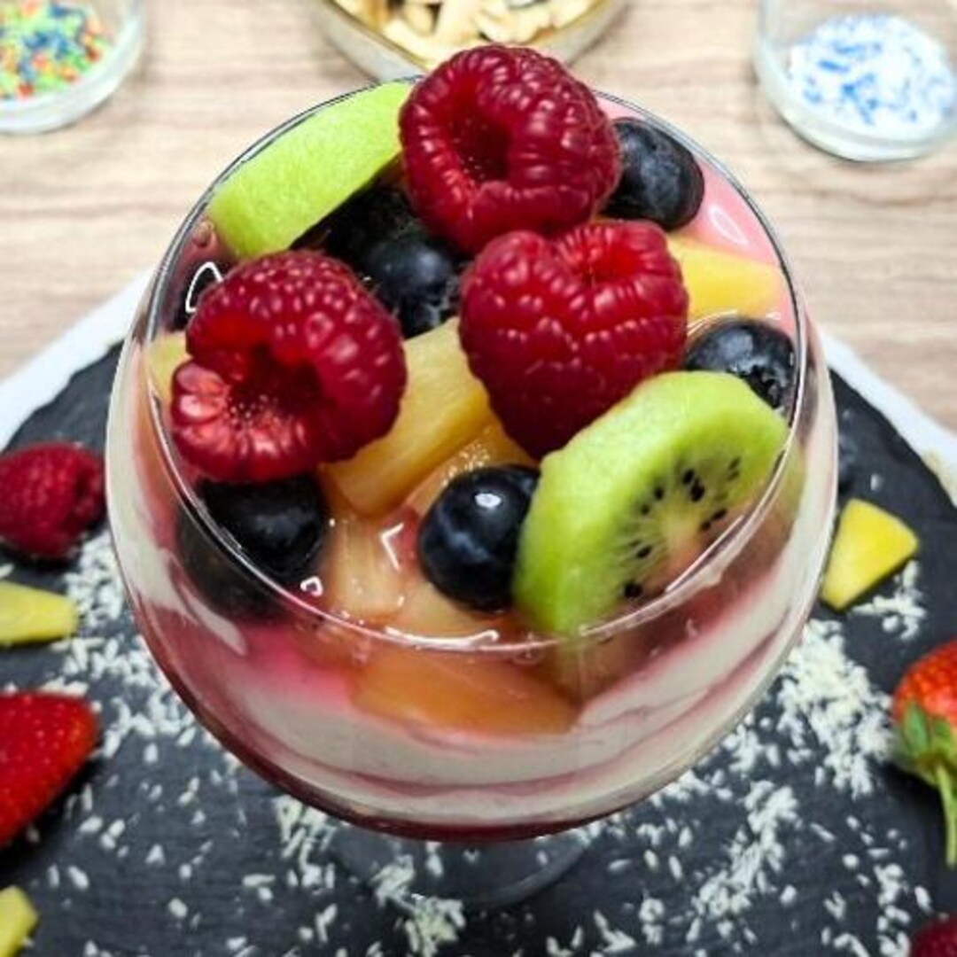 Fruit Dessert With Jelly and Philadelphia Cheese – PDF Recipe - Etsy