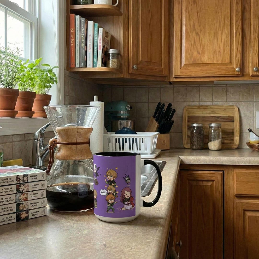 Random Squad Inspired Mug | Get the Gang to Gather | Two-tone Anime ...