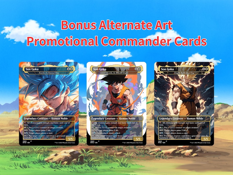 Dra.gon Ball Commander Deck • Dragon Ball Proxy Deck • M.t.g Commander ...
