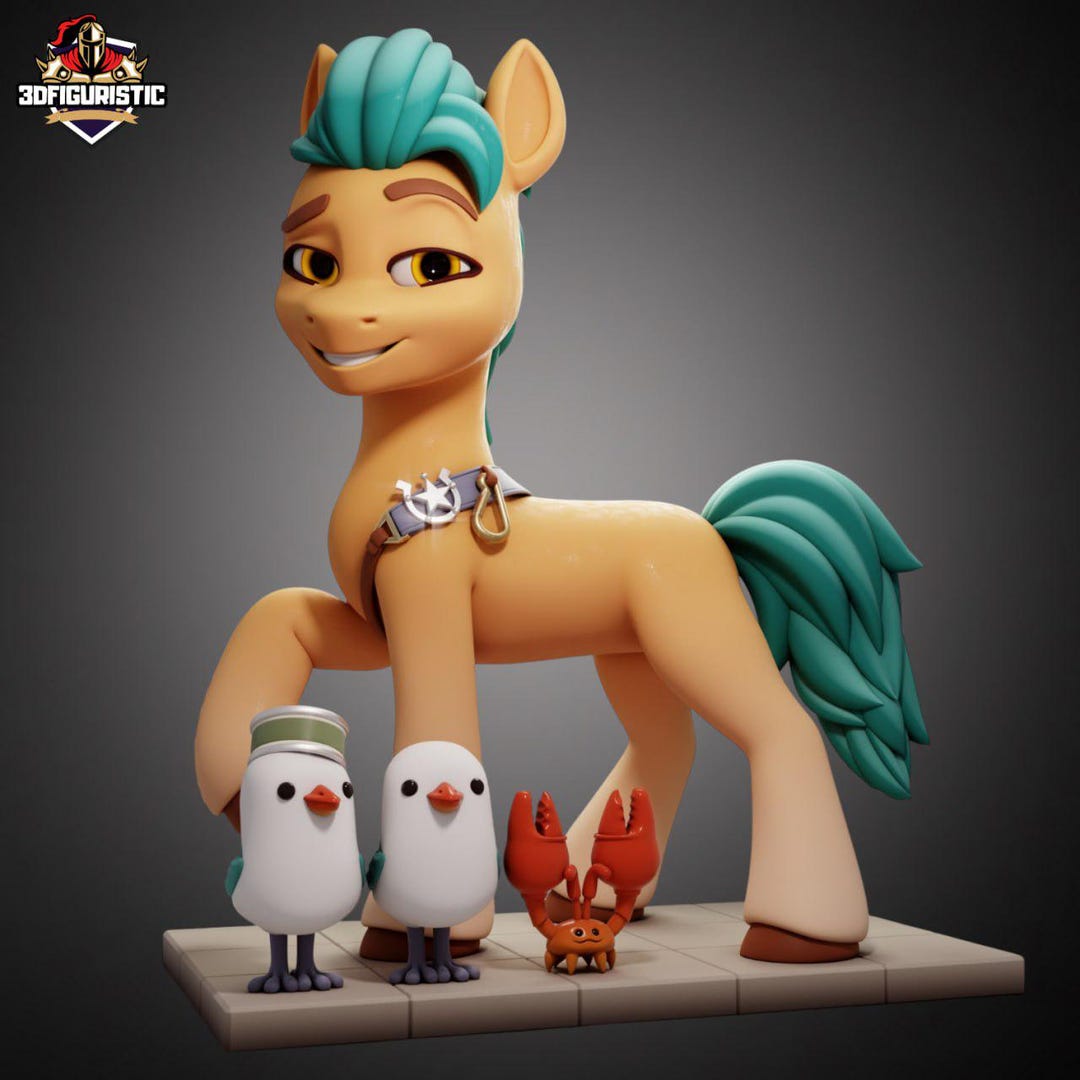 Hitch Trailblazer Pony Figure | Fan-made Resin Collectible - Etsy
