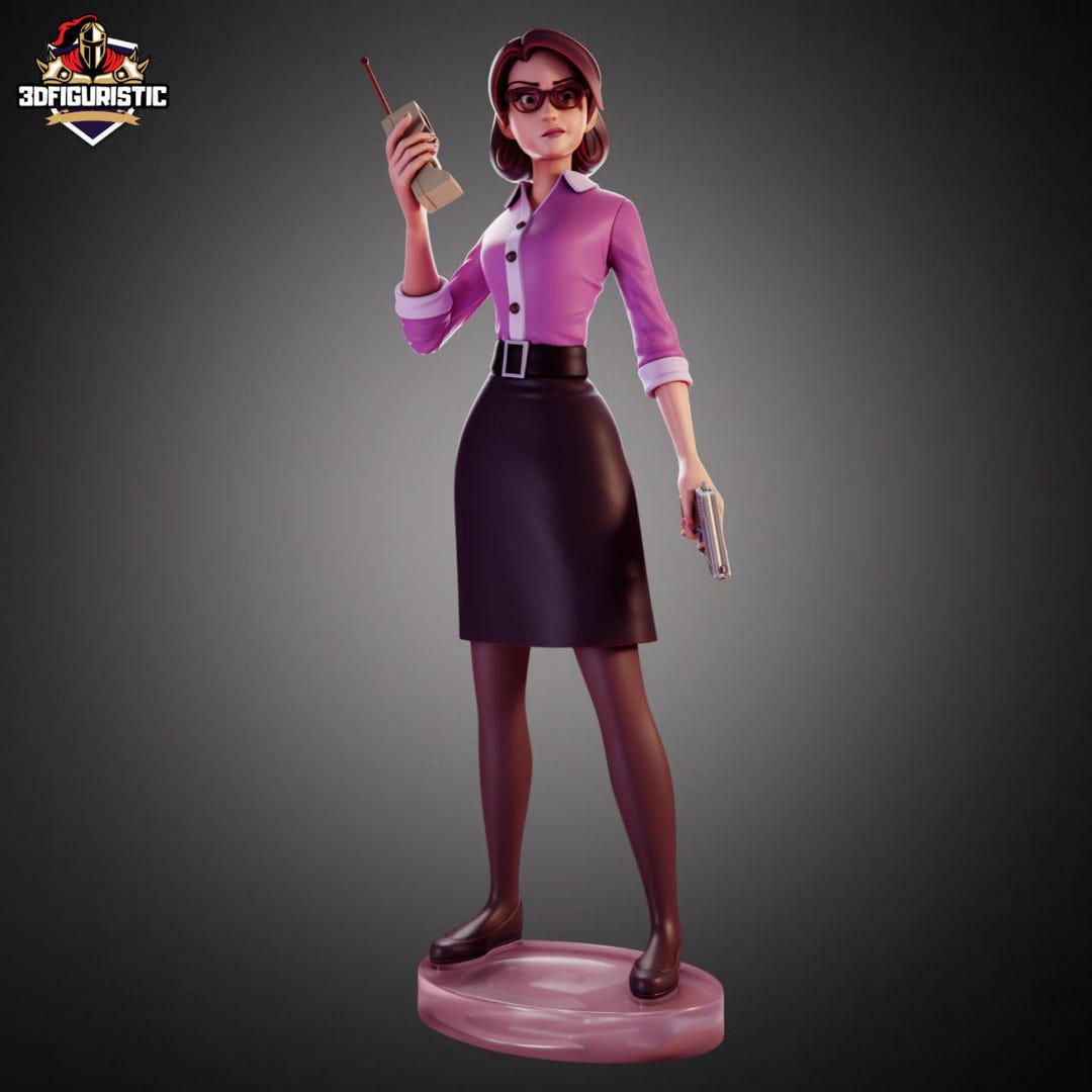 Office Agent Inspired Female Figure | Fan Made Tactical Secretary ...