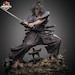 Handmade Ronin Statue | 3D Printed, Hand Painted Collector Art - Etsy