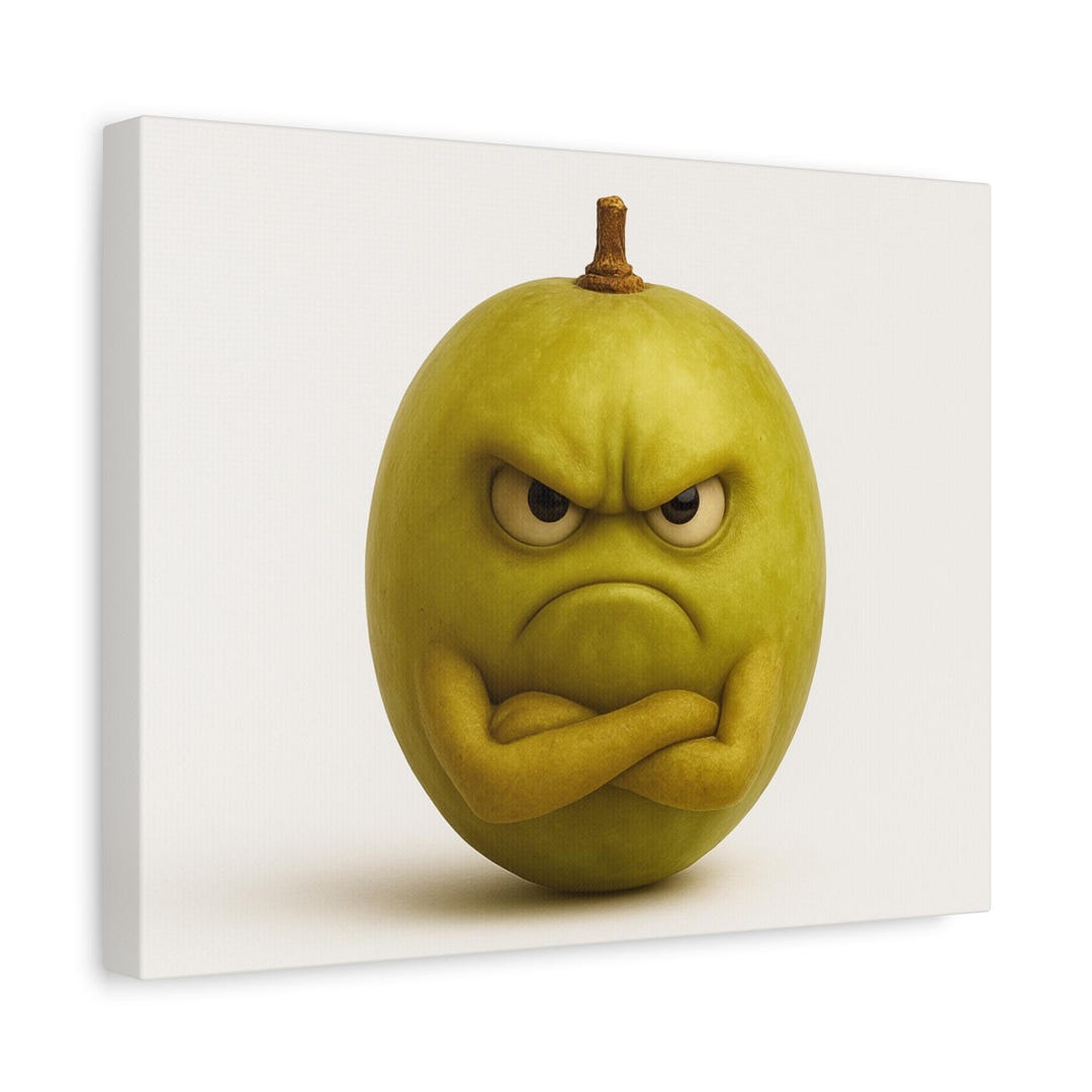 Angry Grape Canvas - Etsy