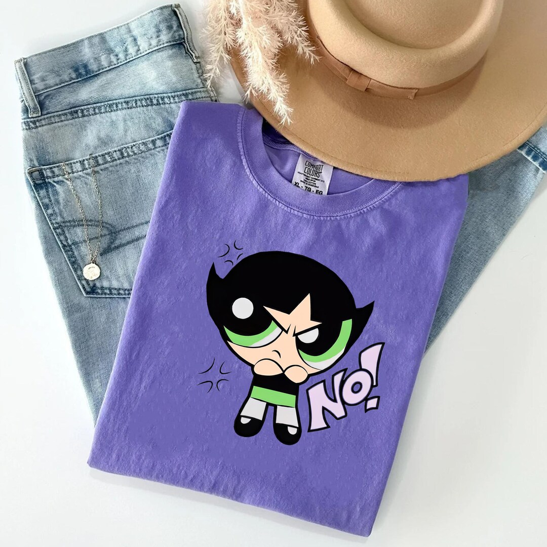 Buttercup Powerpuff Girls "no" Y2K Style PNG, 90's Vintage Cartoon PNG ...