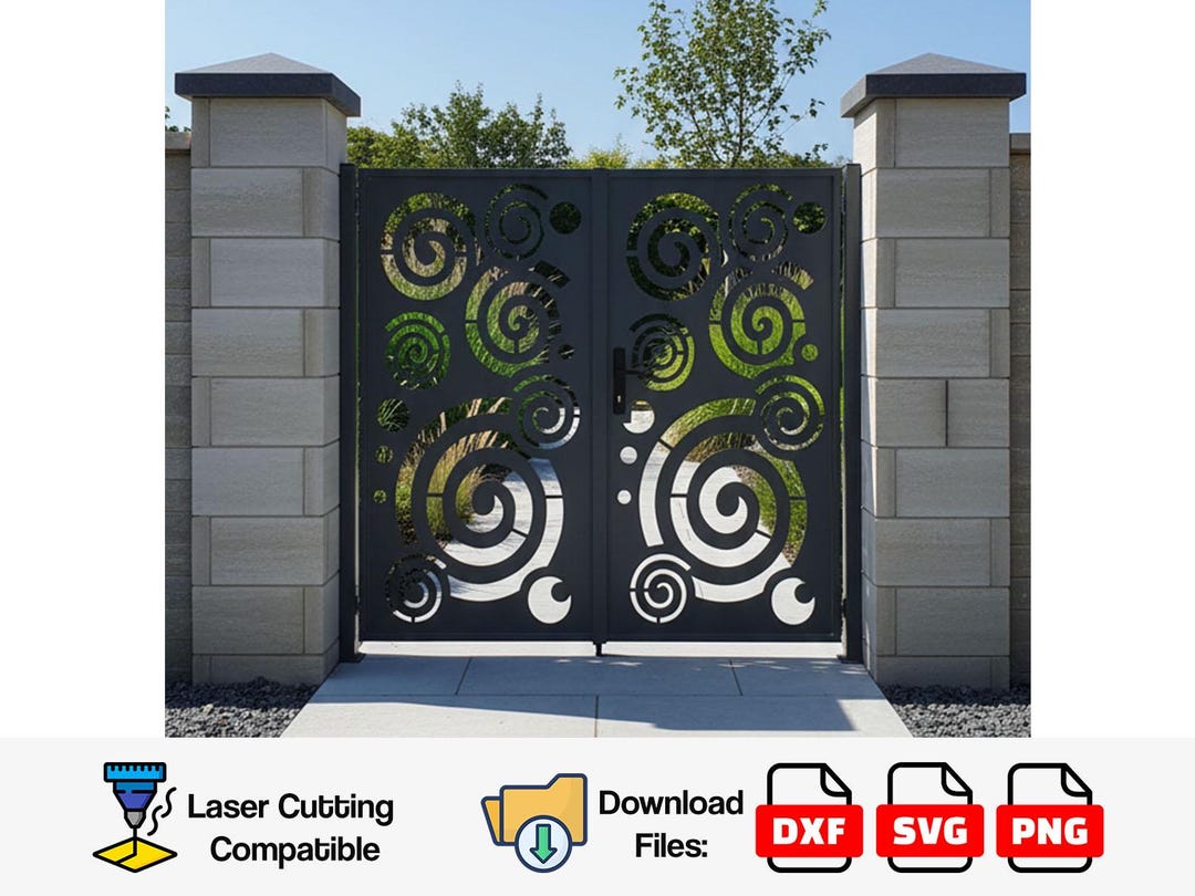 Modern Privacy Screen DXF, Patio Wall Separator, CNC Laser Cut File - Etsy