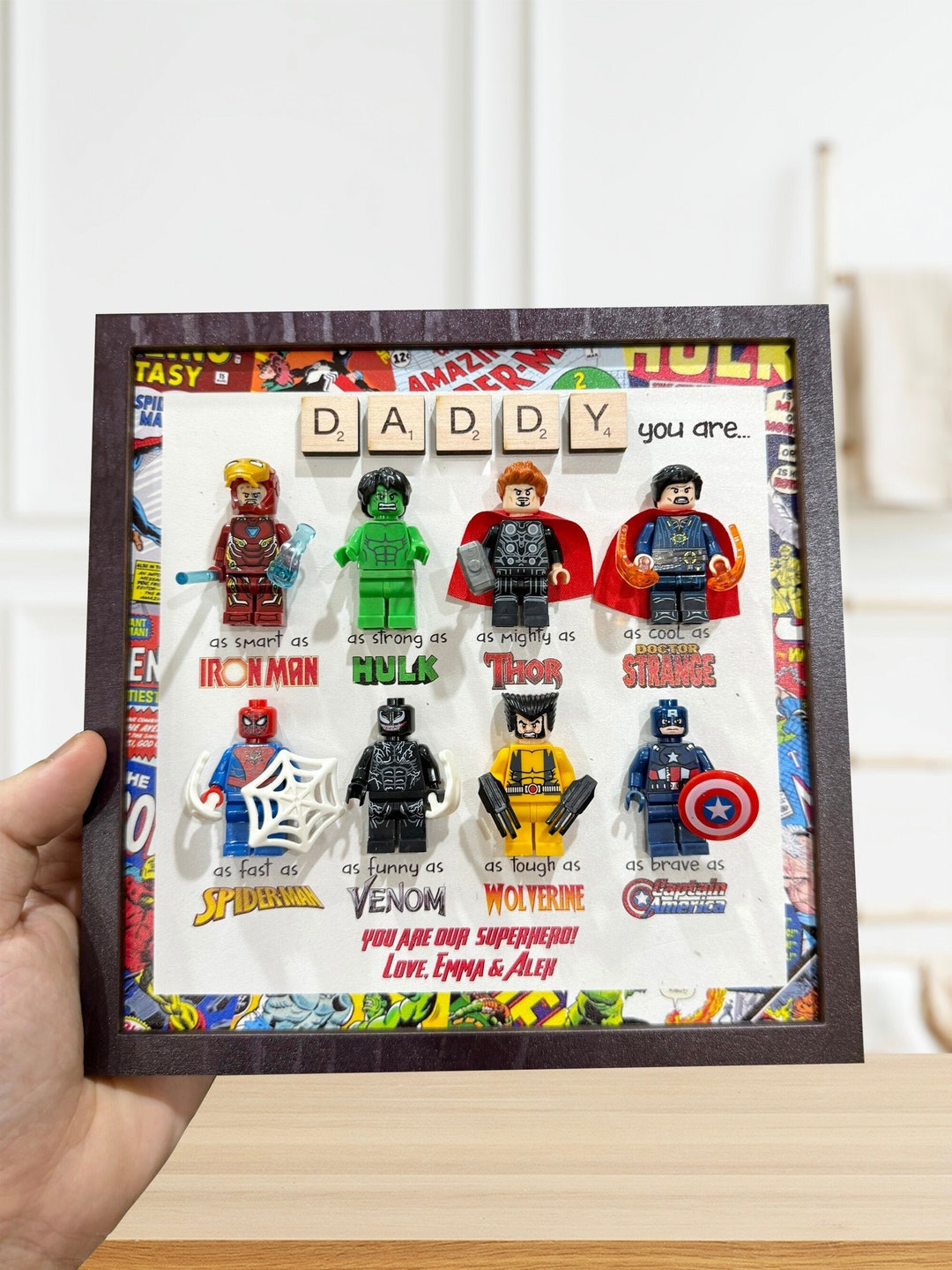 Superhero Dad Gift Fathers Day Gift Super Dad 2024 Fathers Day Gifts ...
