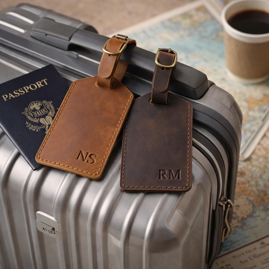 Personalized Leather Luggage Tag,custom Name Luggage Tag, Personalized ...