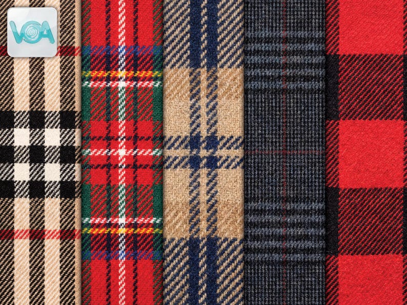 20 Classic Wool Plaid Digital Paper, Tartan & Buffalo Check Backgrounds ...