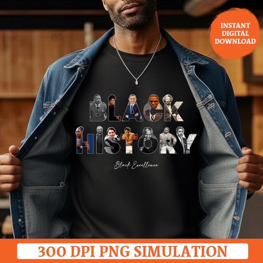 Black History PNG | Black Excellence Icons Design (digital Download) - Etsy