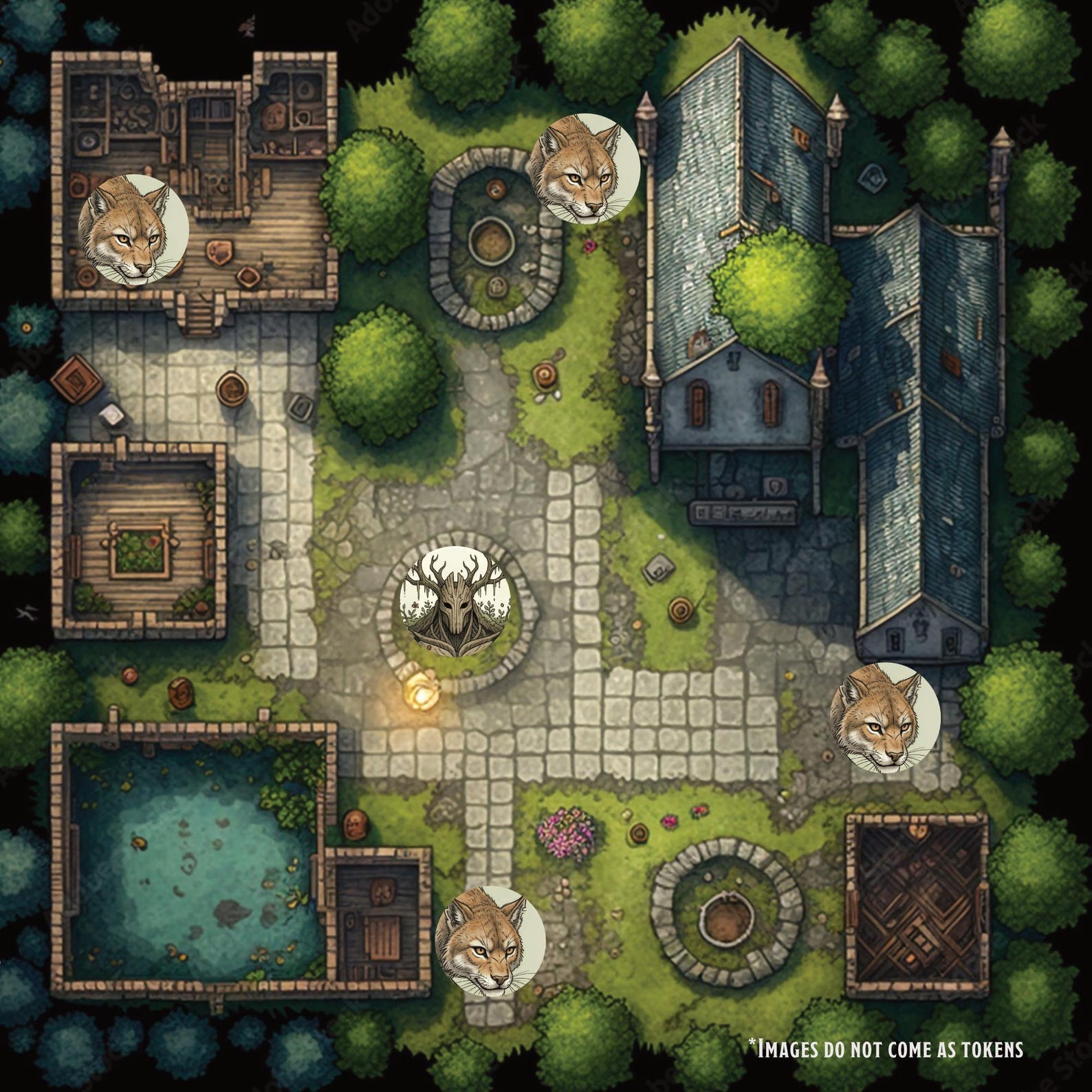 Creature Portraits for Dnd and RPG – Forest & Borderland Beasts | Old ...